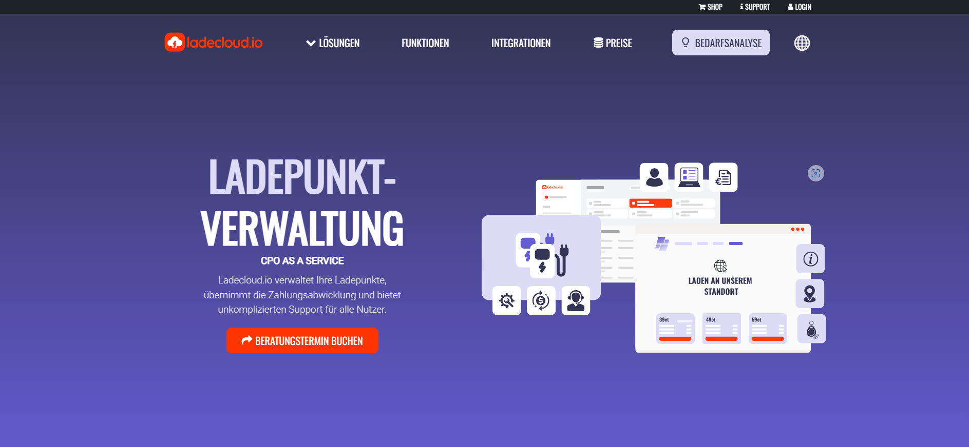 Ladepunktverwaltung ~ Ladecloud.io